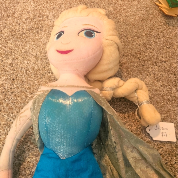 Disney | Toys | Disney Frozen Elsa Plush Doll | Poshmark